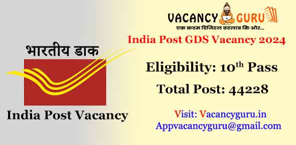 India Post GDS Vacancy 2024 Best Dak Sewak Vacancy