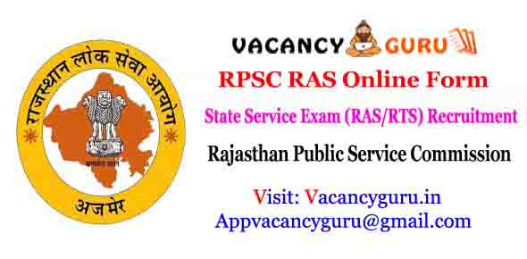 RPSC RAS Online Form 2024 Best RAS Vacancy 2024